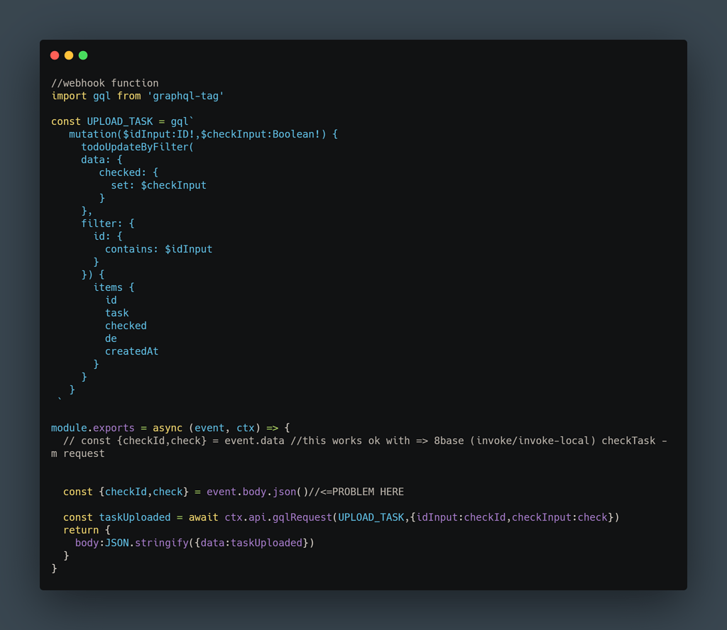 How to fetch webhook functions? - 8base